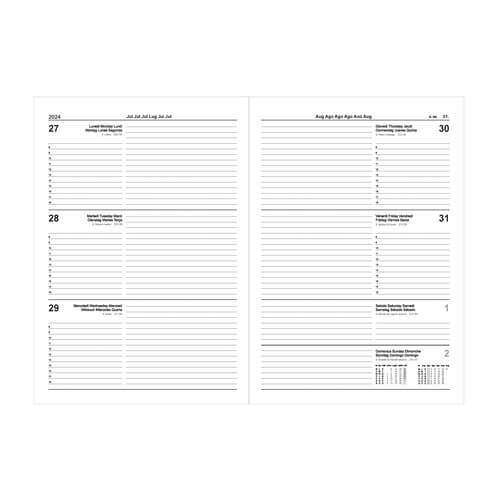 Agende planning personalizzabili Serie Milani